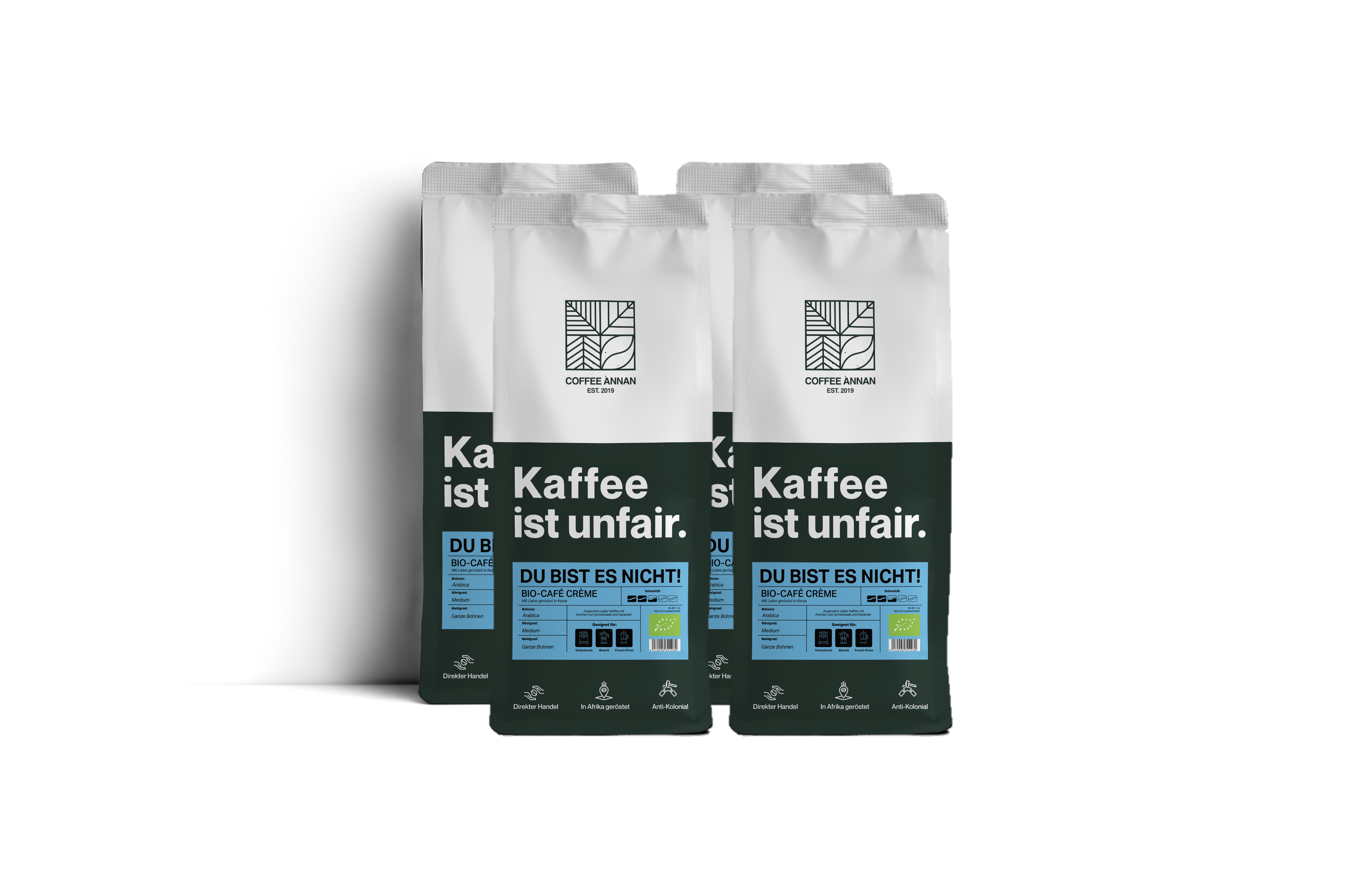 ORGANIC Café Cream Multipack (4x 1000g)